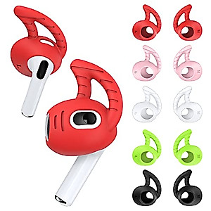 Ear Hooks for AirPod 3, Ear Grip Covers Silicone Accessories for Apple AirPods 3rd Generation Anti-Slip Ear Hook Holders Earbud Tips Earhooks (5 Pack)