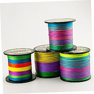 INOOMP Multicolour Fishing Line 3pcs Nylon line Clear Fishing Spool Nylon Thread Braided Wire Big Horse Anti bite line Fishing Wire