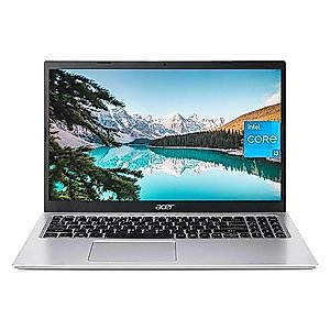 acer Aspire 3 Laptop 2023 Newest, 15.6" FHD Display, Intel Core i3-1115G4 Processor, 4GB RAM, 128GB SSD, ‎Intel UHD Graphics, USB Type A, Bluetooth, WiFi, Windows 11 Home in S Mode