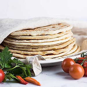 Chef Tacos Authentic Cast Iron Tortilla Press, 8-Inch, Roti Maker Pre-seasoned Corn or Flour Tortilla Maker, Pataconera, Roti Dough