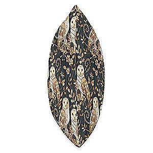 Pattern Christmas funny Wooden Wonderland Barn Owl Collage Throw Pillow, 18x18, Multicolor