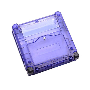 Meijunter Replacement Transparent Clear Full Housing Shell Case Repair Parts Kit w/Lens&Screwdriver for Nintendo Gameboy Advance SP GBA SP Console