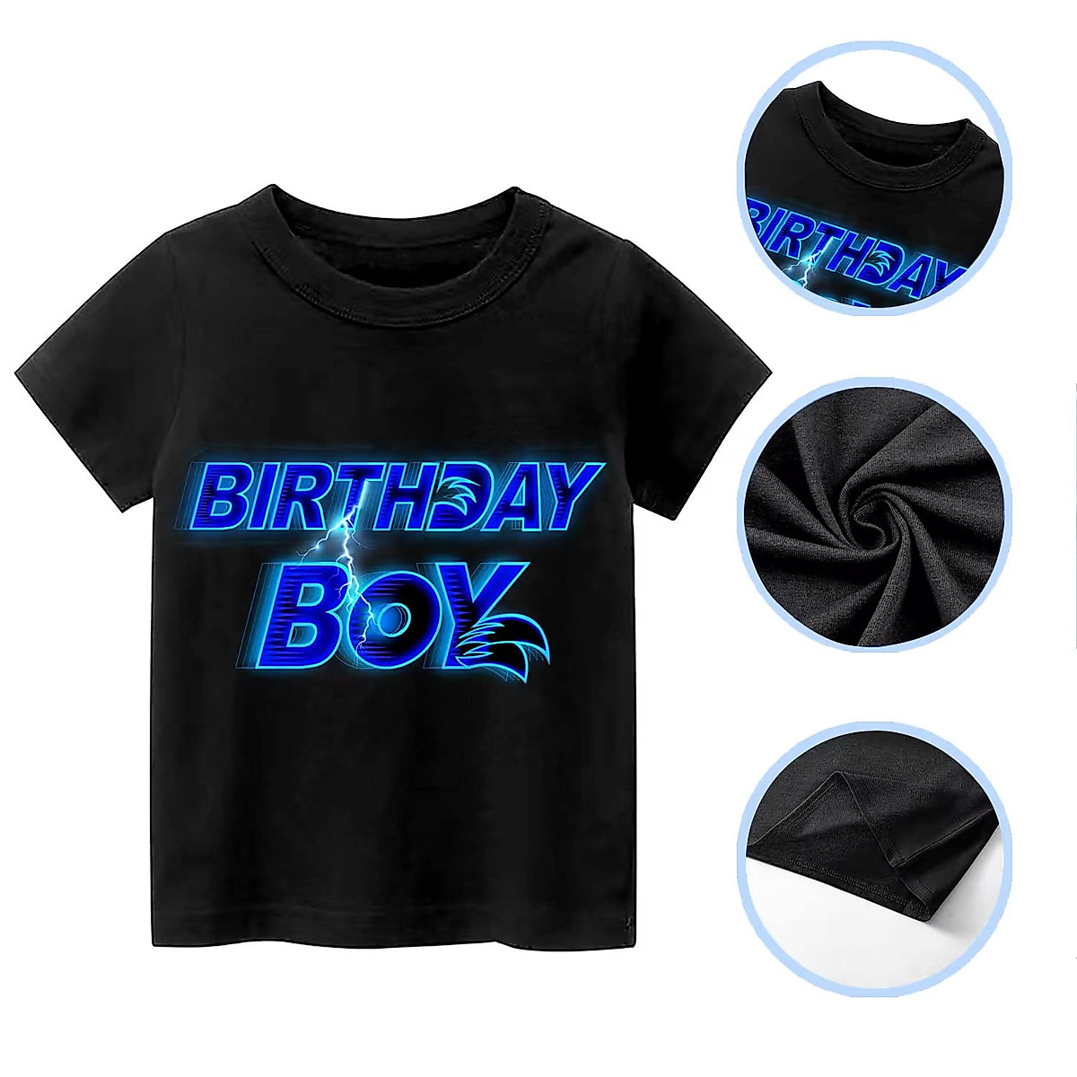 Tutu and Sian Ultra Soft Birthday Boy Short-Sleeve T-Shirt, Gifts for Boys Birthday Party (Birthday Boy 1, 9-10 Years)