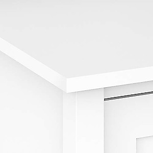 Bush Furniture Broadview File Cabinet, 23W, Pure White