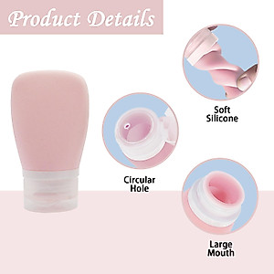 TACYKIBD 4Pcs Squeeze Salad Dressing Bottles, Leakproof Silicone Condiment Containers, Mini Sauce Dressing to Go for Lunch, Portable Salad Dressing Container with 2pcs Cleaning Brush (2oz, 60ml)