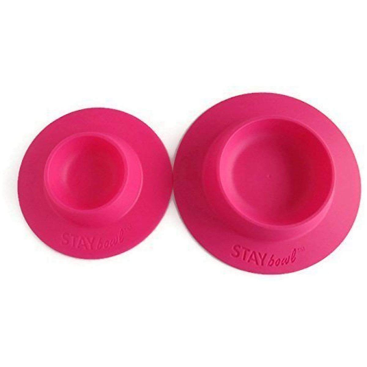 STAYbowl Tip-Proof Bowl for Guinea Pigs and Other Small Pets - Fuchsia (Pink) - Large 3/4 Cup Size New