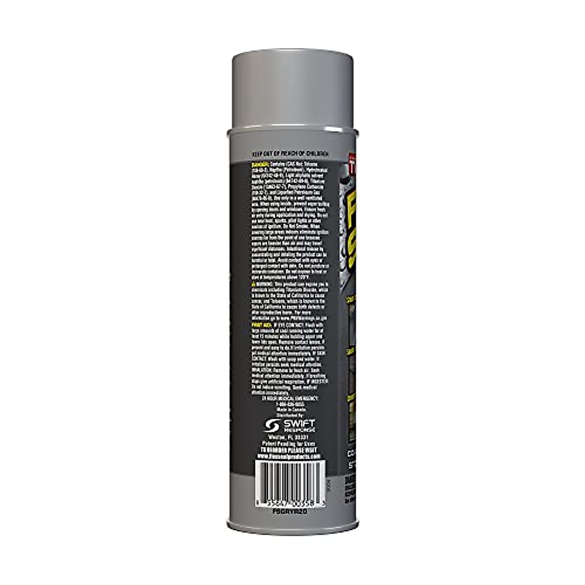 Flex Seal, 14 oz, Gray, Stop Leaks Instantly, Waterproof Rubber Spray On Sealant Coating, Perfect for Gutters, Wood, RV, Campers, Roof Repair, Skylights, Windows, and More