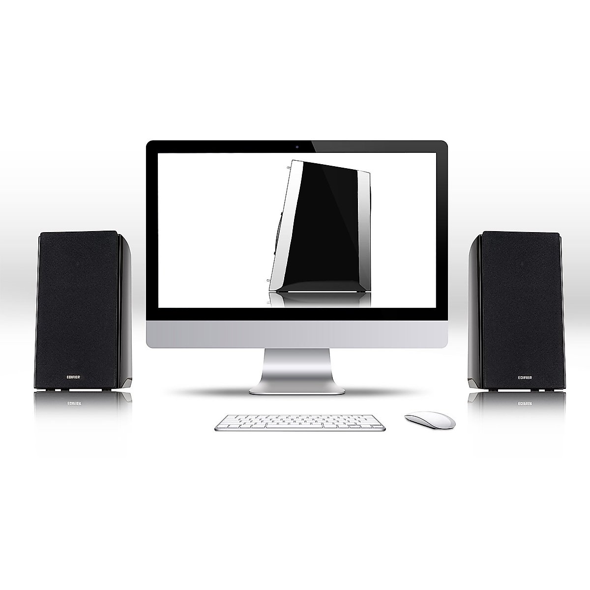 Edifier R2000DB Active Bluetooth Bookshelf Speakers - Optical Input - 2.0 Wireless Near-Field Studio Monitor Speaker - 120 Watts RMS with 5″ Large Woofer – Black