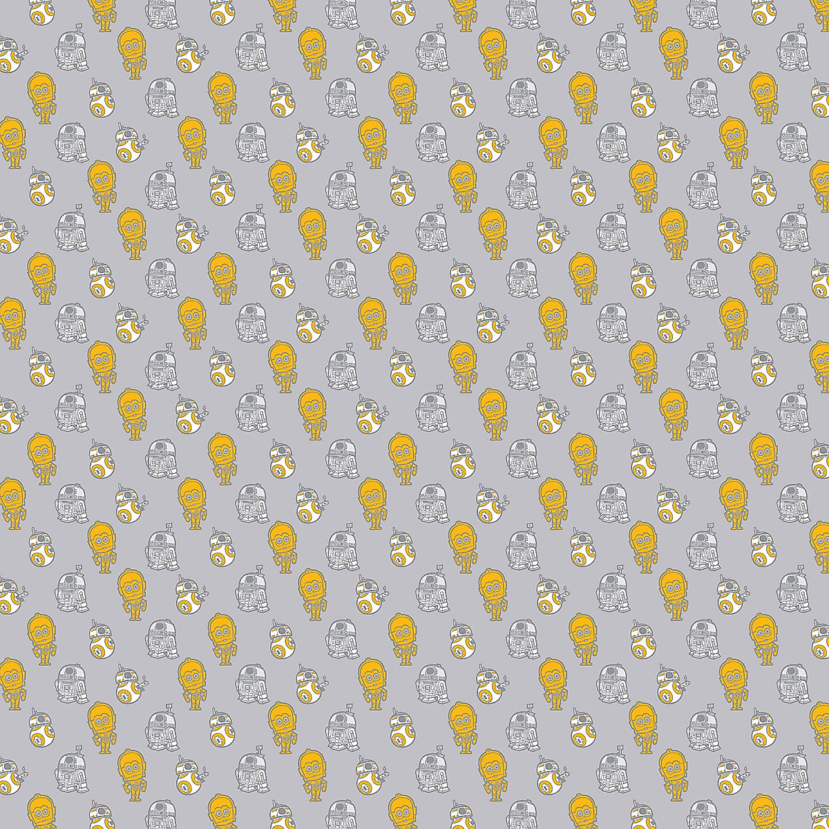 Cricut Patterned Iron-On, Star Wars Droids & Wookies