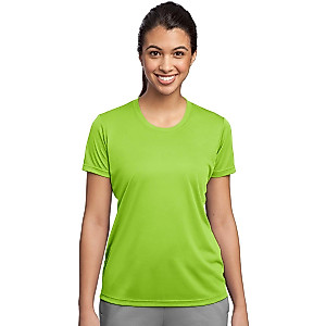 SPORT-TEK Women's PosiCharge Competitor Tee S Lime Shock
