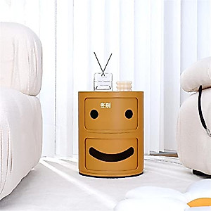 HIGOH Bedside Table Minimal Bedroom, Modern Storage Cabinet, Bedside Cabinet, Bed Table (Color : 5)