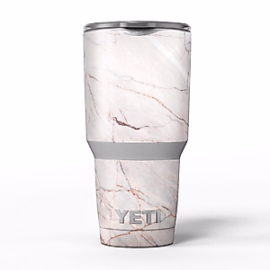 Design Skinz Slate Marble Surface V11 - Skin Decal Vinyl Wrap Kit Compatible with The Yeti Rambler Cooler Tumbler Cups