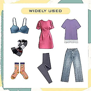 2-Pack Wardrobe Clothes Organizer 7 Grids Visible Closet Underwear/Socks/Leggings/Skirts/Jeans Compartment Storage Box Foldable Washable Separation Drawer Organizers Storage Clothes Bins