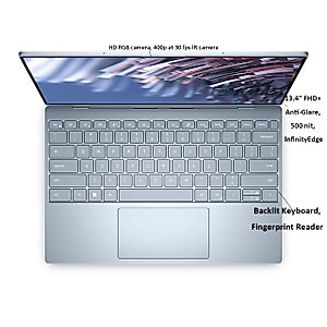 Dell XPS 13 Thin & Light Business Laptop (13.4" FHD+, Intel 10-Core i7-1250U, 32GB DDR5 RAM, 1TB SSD), Long Battery Life, Thunderbolt 4, Webcam, Backlit, Fingerprint, Wi-Fi 6E, IST HUB, Win 11 Home