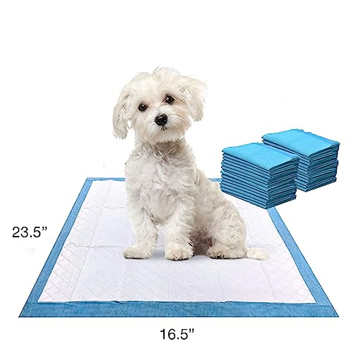 Four Paws Wee-Wee Superior Performance Little Dog Pee Pads - Small Dog & Puppy Pads for Potty Training - Dog Housebreaking & Puppy Supplies - 16.5"x23.5" (28 Count)