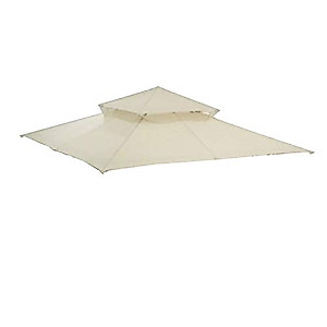Garden Winds Replacement Canopy for Target Madaga Gazebo, Beige