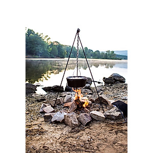 Lodge Tall Boy Tripod with 4-in-1 Camp Dutch Oven Tool
