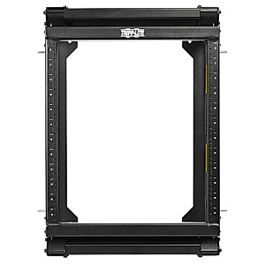 Tripp Lite 12U Wall-Mount Open Frame Server Rack Enclosure, 2-Post, Hinged Front, Heavy-Duty Steel, 12-24 Threaded & Numbered Mounting Holes, 5-Year Warranty (SRWO12US2)