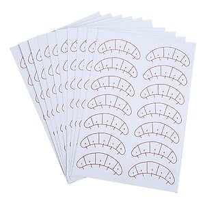 DEWIN Eye Mapping Stickers, Lash Map Under Eye Stickers Eyelashes Stickers for Lash Beginner Training and Practice 140 Pcs / 10-Sheets