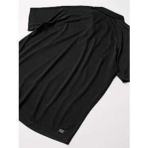 Lacoste Men's Sport Short Ultra Dry-Raglan Sleeve Polo, Black, X-Large