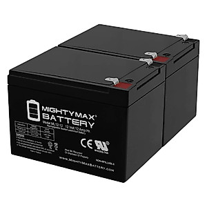 Mighty Max Battery 12V 12AH Battery Replaces Werker WKA6-12F2, WKA12-12F2-2 Pack