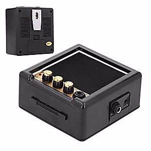 Naroote Guitar Amplifier Mini Amplifier Guitar Musical Instrument Amplifiers Musical Instrument Accessories,Gold Black Mini Guitar Amplifier,Compact Music Practice Beginner Kids for Music Enthusiast