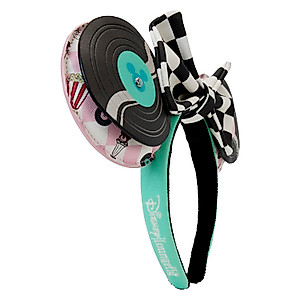 Disney Mickey & Minnie Date Night Diner Jukebox Record Ear Headband