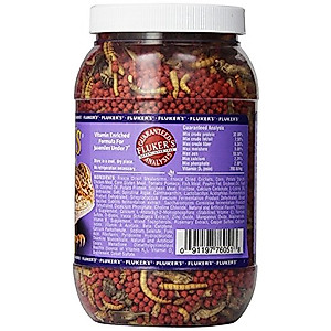 Fluker's Buffet Blend Food for Juvenile Bearded Dragons 4.4 Ounce Jars (4 Pack)
