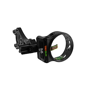 TRUGLO Storm Ultra-Lightweight Compact Bow Sight, 3-Pin , Black