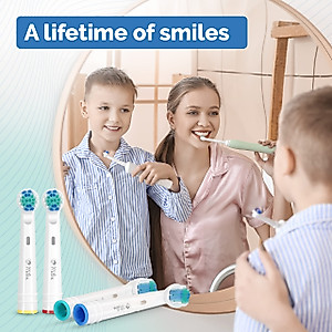 Milos Electric Toothbrush Heads for Adults Aged 16+, Pack of 16 Professional Toothbrush Replacement Heads, Compatible with Oral-B Toothbrushes