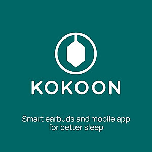 Kokoon Earbuds for Sleep Nightbuds - in-Ear Headphones - Sleep Aid for Adults - Ear Plugs for Sleep - Noise Masking - Bluetooth - Gray