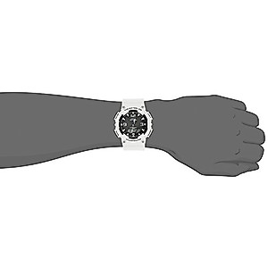 Casio Men's AQ-S810WC-7AVCF Analog-Digital Display Quartz White Watch, White/Black