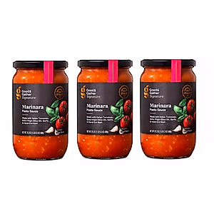 Italian Marinara Pasta Sauce 3 Glass Jars 24.3oz each - By Good & Gather Signature