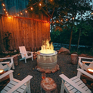 Smokeless Fire Pit,Stainless Steel Wood Burning Fireplaces with Removable Ash Pan Portable Storage Bag for Camping Bonfire Backyard Garden (20 Inch)