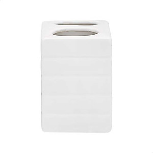 Amazon Basics 3-Piece Ceramic Bathroom Accessories Set - White