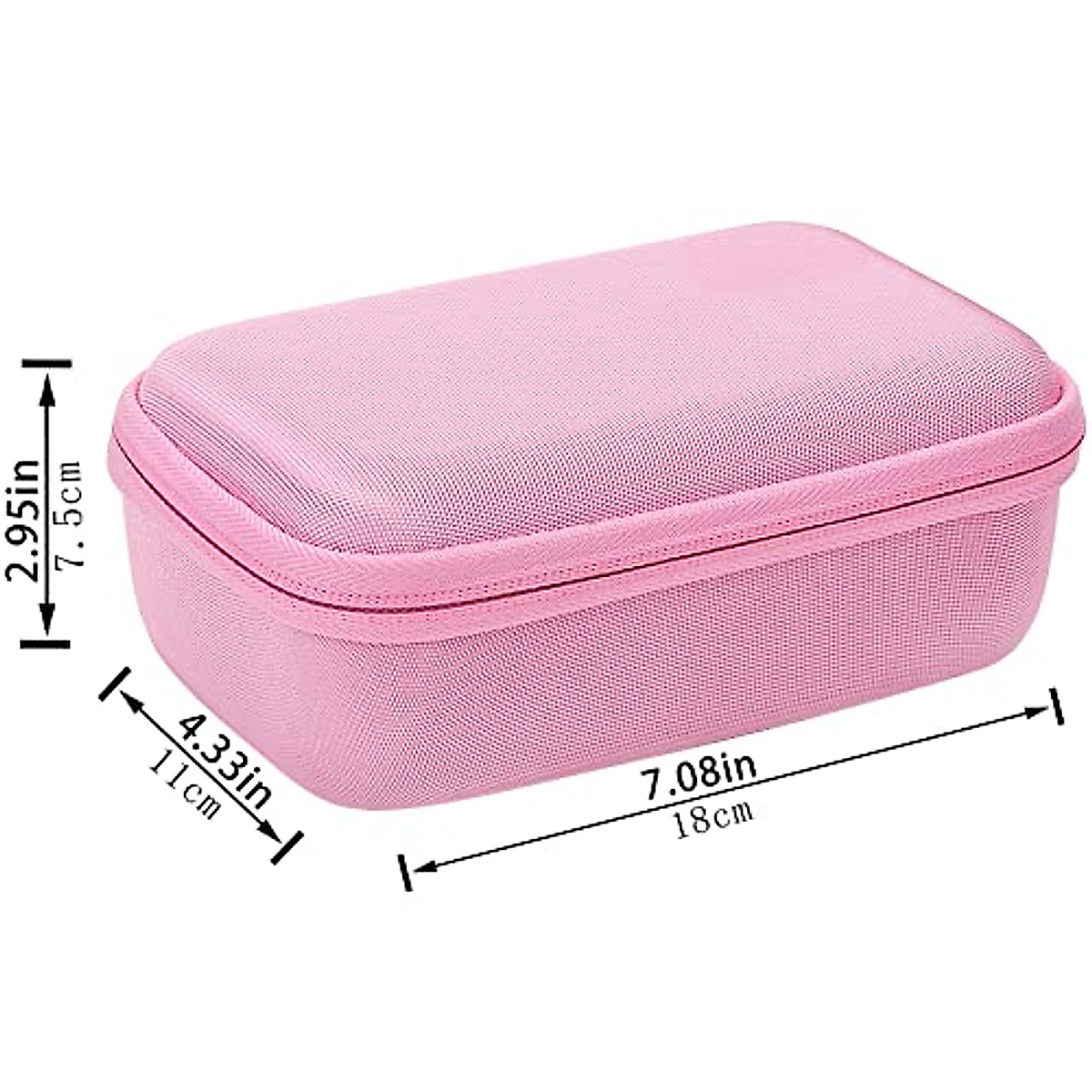 co2CREA Hard Case Replacement for VTech Kidizoom Duo / Duo DX / Duo Deluxe / Twist / Pix / Pix Plus Selfie Camera (Pink Case)