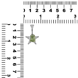 Starborn Sterling Silver Genuine Moldavite Pendant