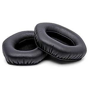 WC Wicked Cushions Replacement XL Ear Pads For Vmoda Headphones - Compatible with Vmoda M100 & Crossfade Series | Soft Leather, Luxurious Memory Foam, Added Thickness, Enhanced Noise Isolation | Black