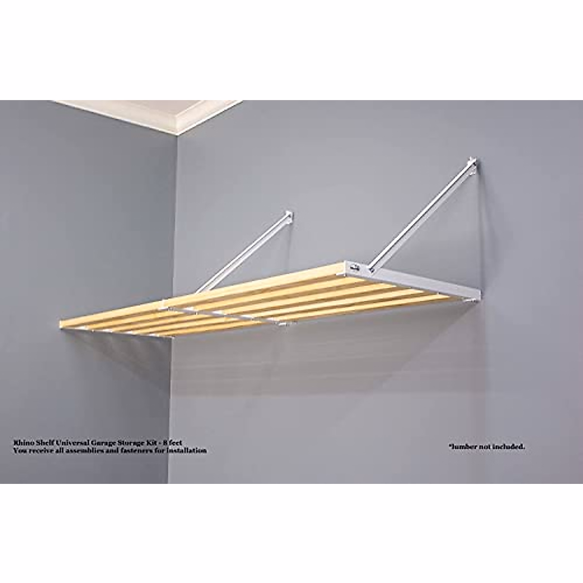 Rhino Shelf Universal Garage Storage Kit - 8 feet