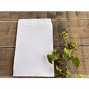 Wanderings A4 Handmade Blank White Deckle Edge Paper - Pack of 50 - Watercolor/Mixed Media Cotton Sheets - Paintings, Drawings, Letters, Stationery - Thick 150 GSM - Large Size 8.25x11.7”