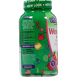 Vitafusion Womens Multivitamin Gummies, Berry Flavored Daily Vitamins for Women With Vitamins A, C, D, E, B-6 and B-12, America’s Number 1 Gummy Vitamin Brand, 75 Days Supply, 150 Count