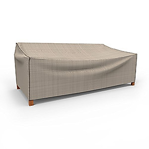 Budge P3W05PM1 English Garden Patio Sofa Cover Heavy Duty and Waterproof, Extra Large, Two-Tone Tan