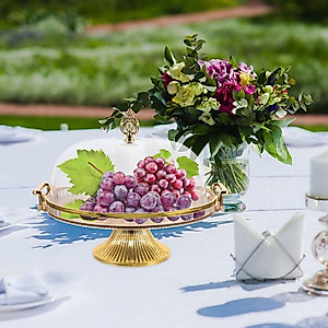 Yardwe Candy Display Rack Wedding Cake Stands Platter Tray Cake Stand with Dome Snacks Serving Tray Dessert Severing Tray Small Fruit Plate Cake Pan Candy Plate Office Container Paper Cup