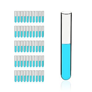 Maccx 10ml Sturdy Glass Test Tubes, 16x100mm, Pack of 50, Borosilicate Glass Material, TTG016-050