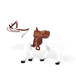 Batty Bargains Majestic Bobblehead Horse with Dashboard Adhesive (White)
