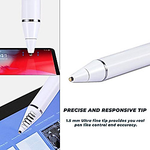 Chromebook USI 2.0 Stylus for Lenovo Duet 3 Chromebook Ideapad Pen, 4096 Level Pressure Sensitive Pencil for Lenovo Chromebook Duet, ASUS Chromebook, HP Chromebook X360, Google Pixel Tablet,White