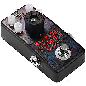 Max Metal High Gain Distortion Pedal with Full Range EQ for Metal & Thrash Guitar