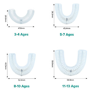 AutoBrush Kids Whole Mouth Electric Toothbrush and Training Brush - Built in Music, Timer, and Lights - Teach and Make Healthy Oral Habits Fun (Ages 8-10, Monkey)