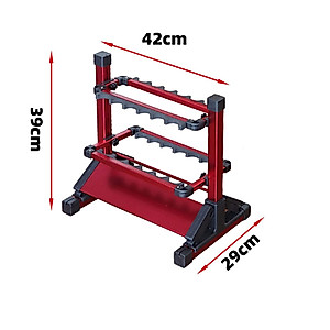 Multifunctional Rod Holders for Shore Fishing Fishing Rod Rack Holder Aluminum Alloy Fishing Rod Pole Bracket Display Stand Tackle for Fishing Rods Set Capacity Tool 12 Slots Beach Fishing Rod Holder