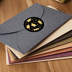 Graduation Stickers Class of 2025 500Pcs Perforated Roll Sticker Congrats Graduation Labels Grad Party Supply 1.5 Inch